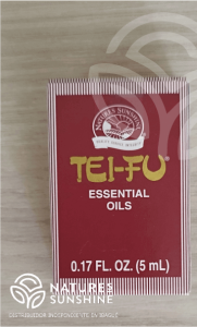 Tei Fu, Aceite de eucalipto para uso expectorante, antiséptico y antitusivo